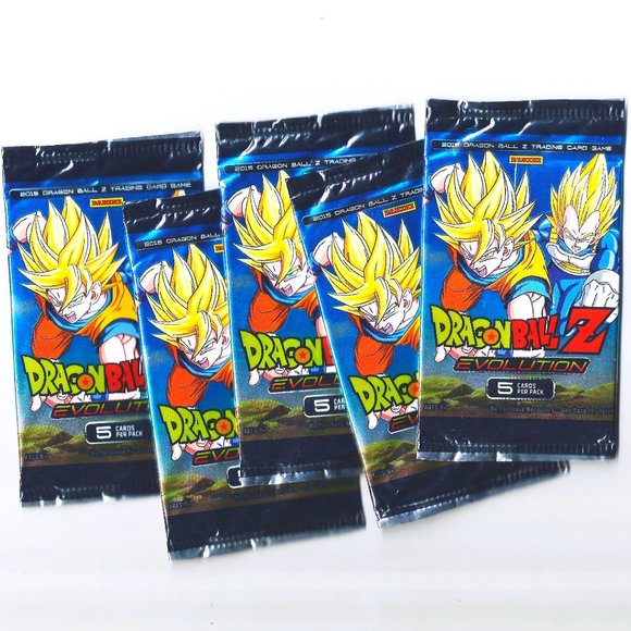 Panini | Toys | New 5 Dragonball Z Evolution Booster Packs Dbz Anime ...